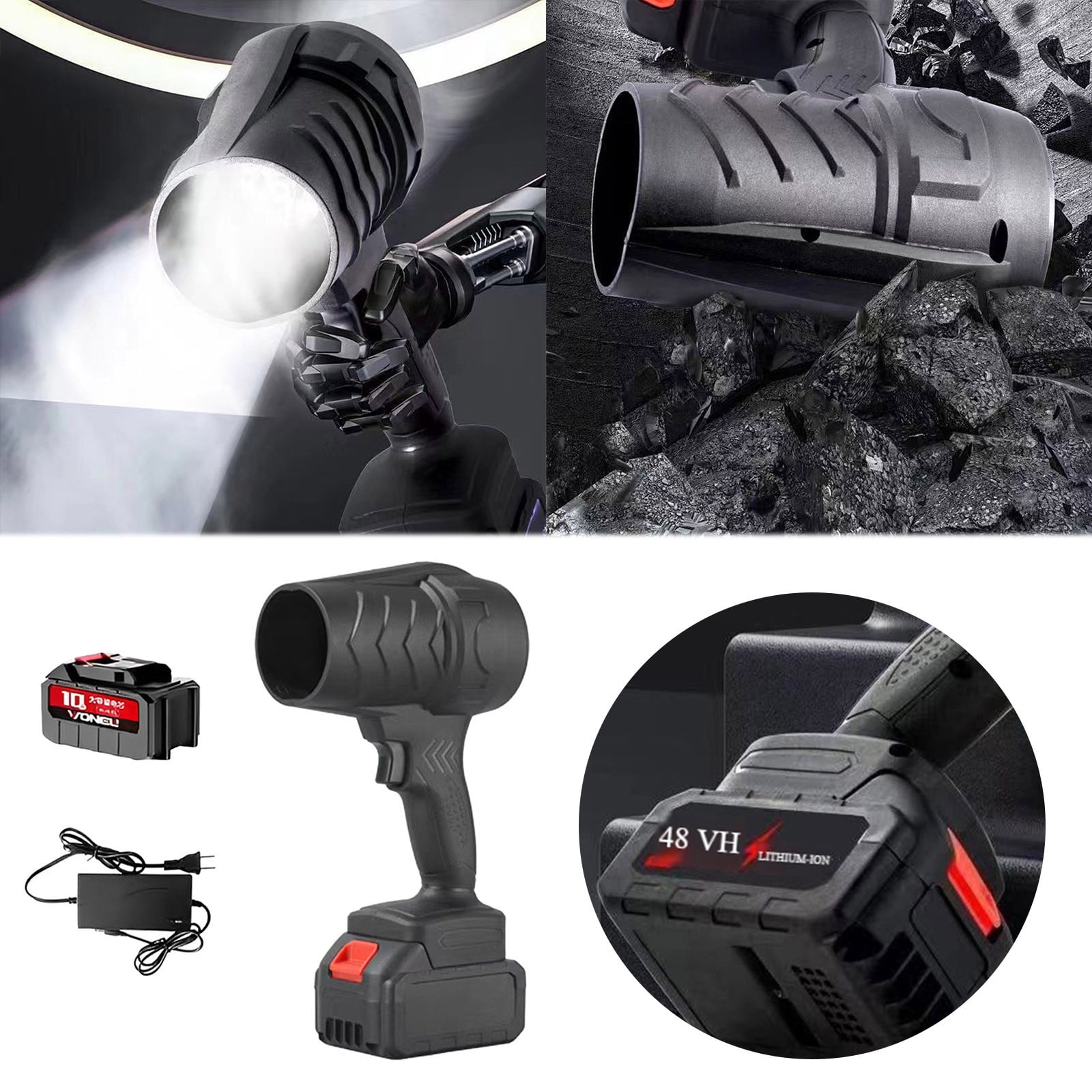 Small Cordless Portable Cleaner,130000RPM Handheld Electric Dust Blower ...