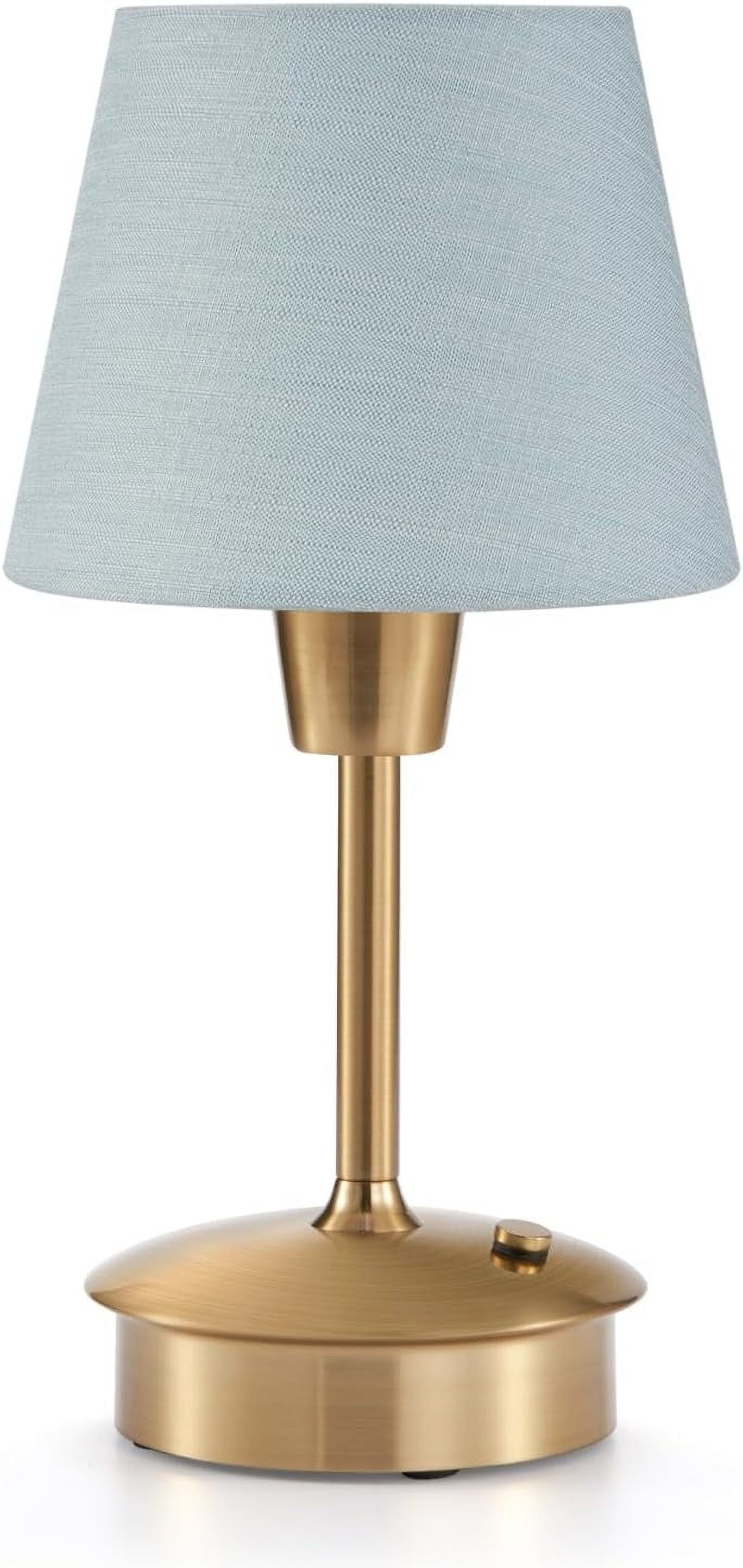 Small Cordless Table Lamp, 5200mAh Battery Operated Touch Lamps for ...