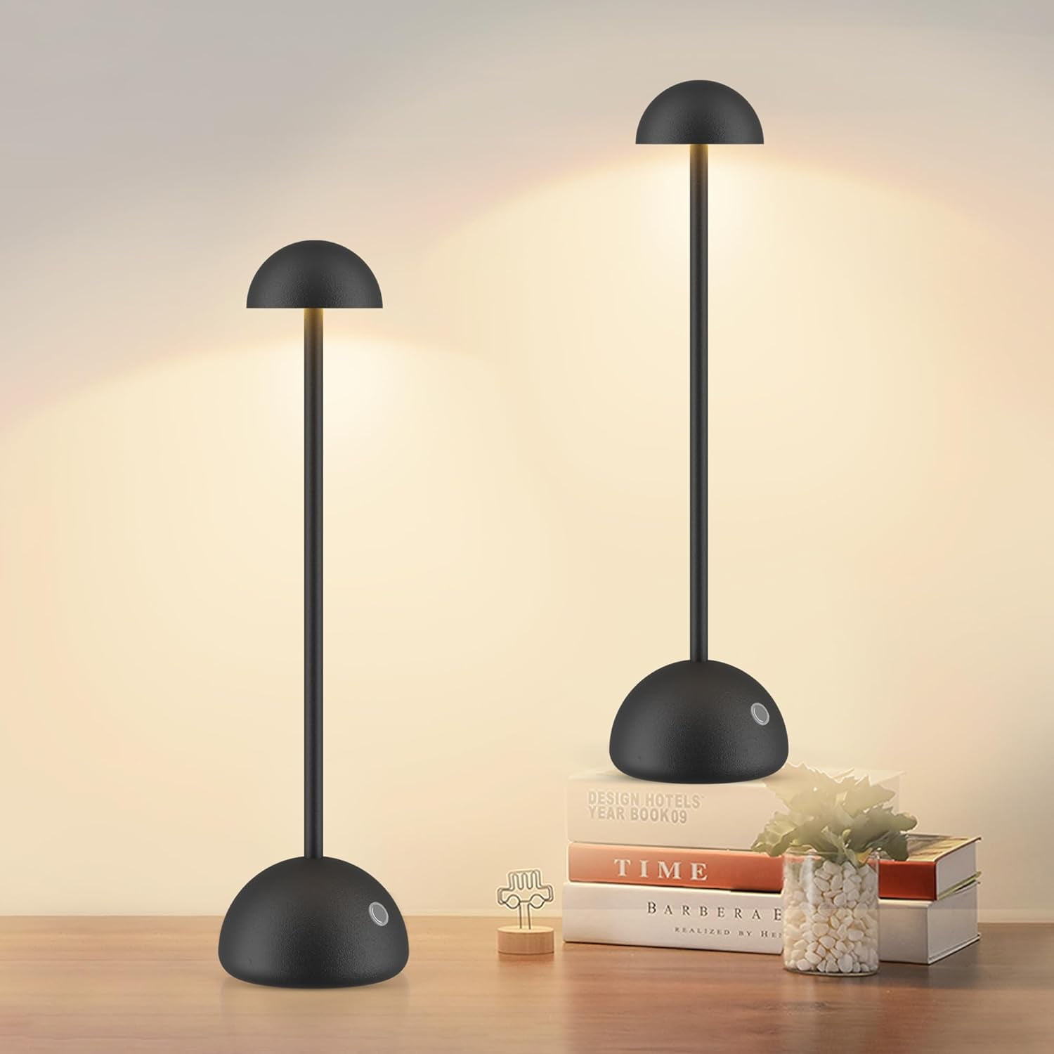 Small Cordless Table Lamps,Battery Operated Table Lights,6000mAh ...