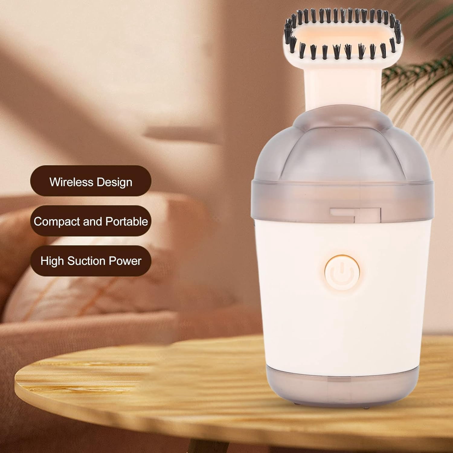 Small Cordless Vacuum Cleaners for Home, USB Charging Desktop Vacuum ...