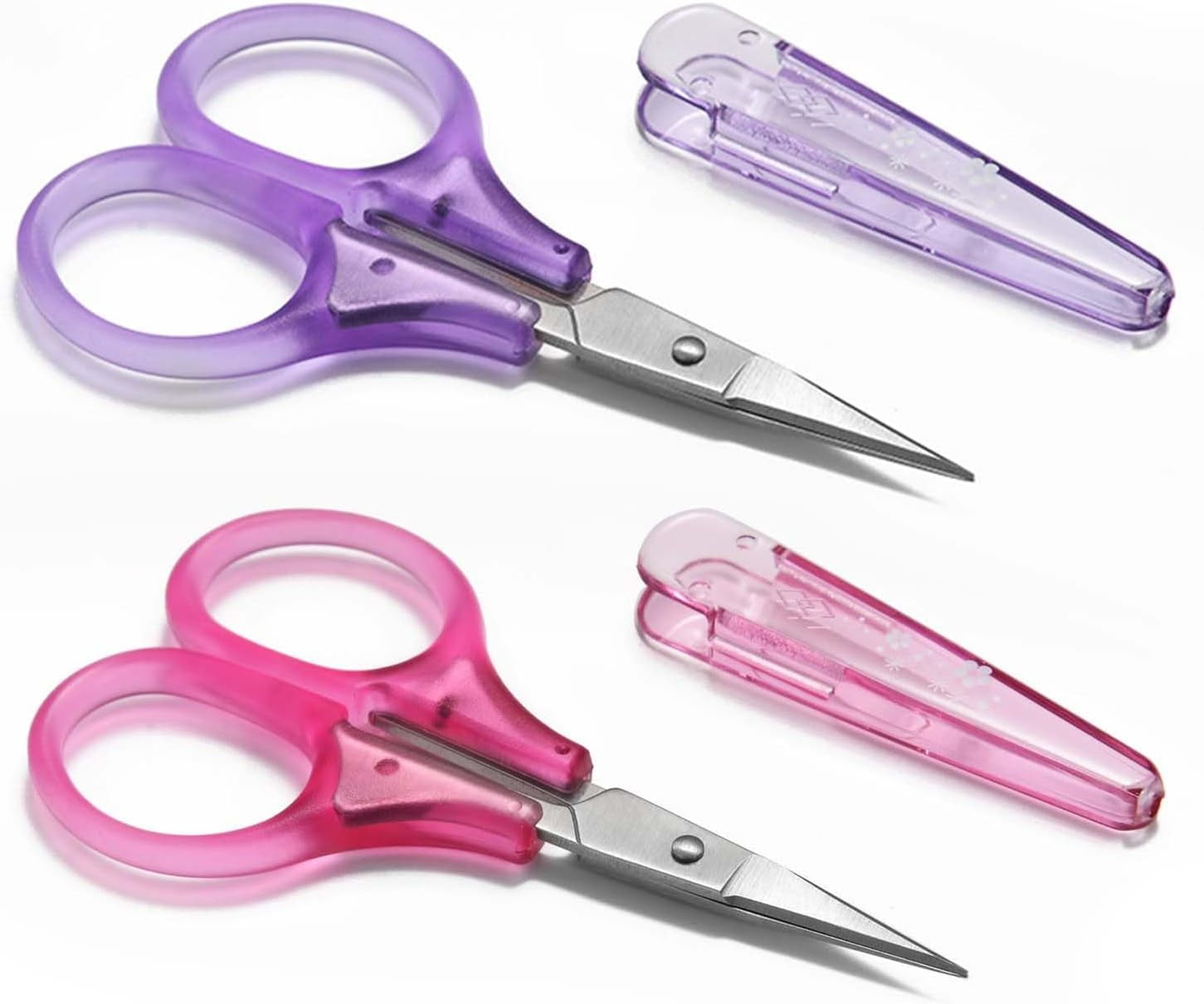 Small Craft Scissors, 3" Tiny Travel Scissors Tsa Compliant with Cover ...