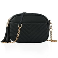 Violet Ray Women's Handbag Livvy Multi Zip Crossbody - Walmart.com