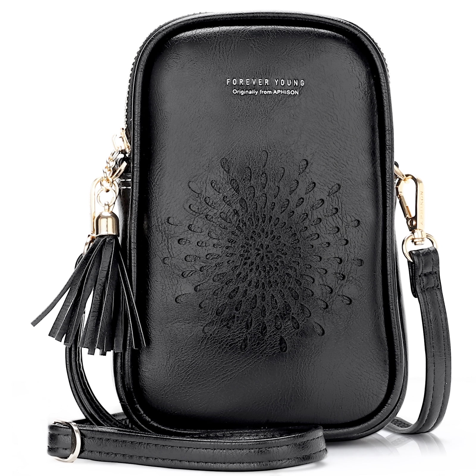 Small Crossbody Bags for Women Leather Shoulder Cell Phone Purse with ...