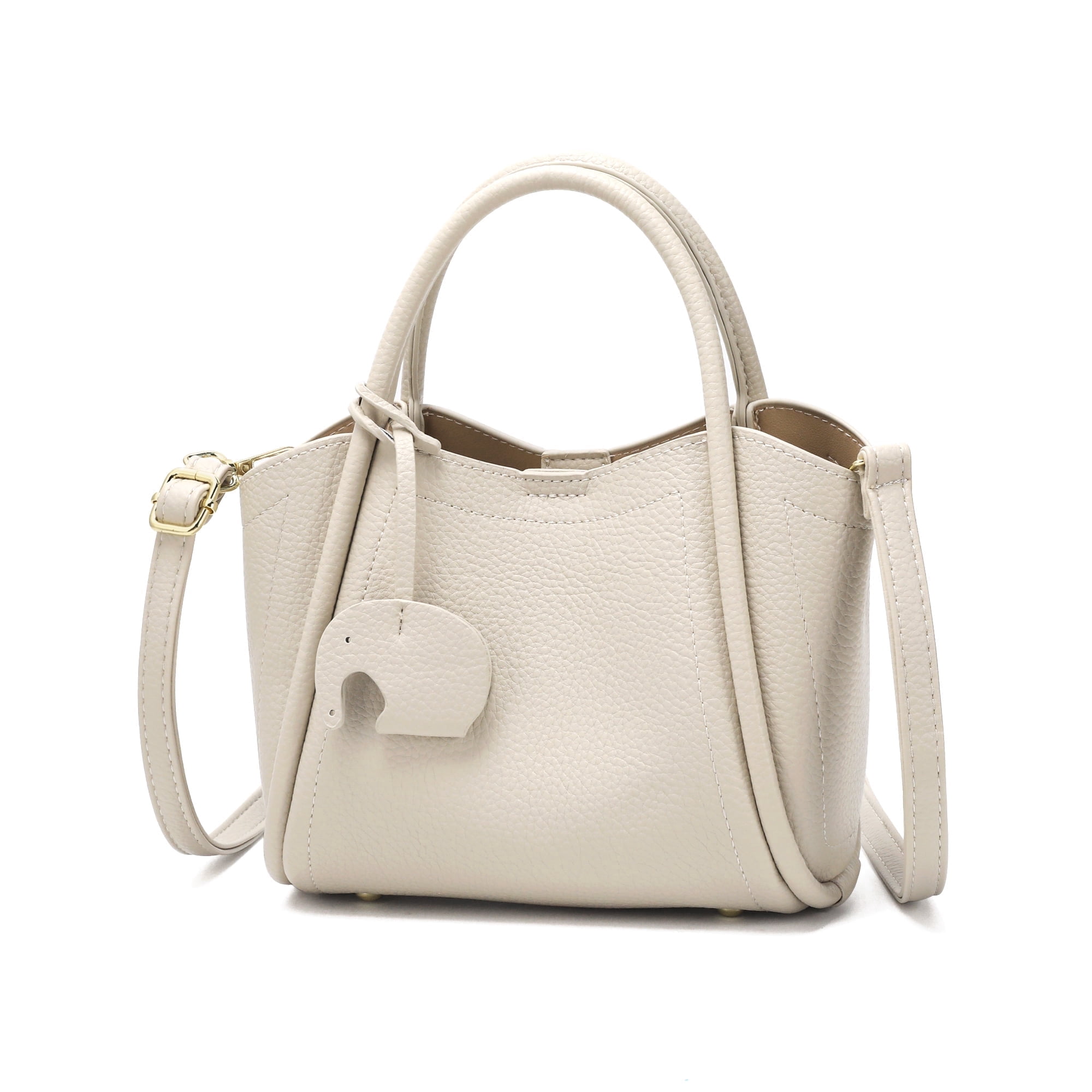Small Crossbody Purse for Women, Faux Leather Mini Handbag with Top ...