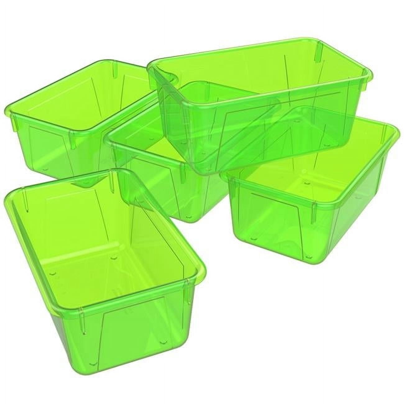 Small Cubby Bin, Green - Pack of 5 - Walmart.com