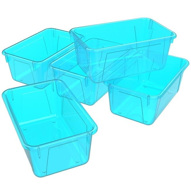 Small Cubby Bin, Teal - Pack of 5 - Walmart.com