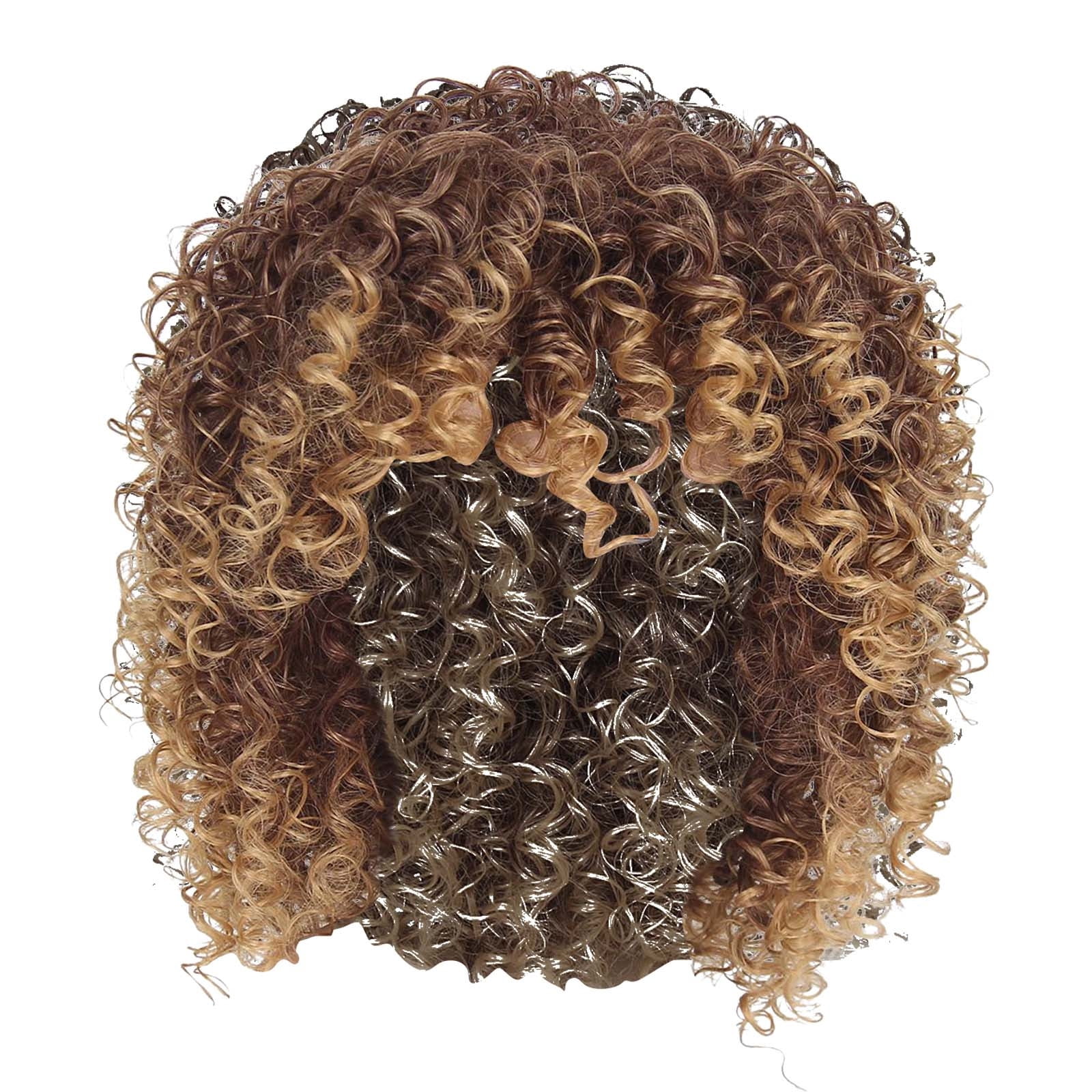Small Curly Short Hair Cover High Temperature Silk Wig Cover Rose Net ...