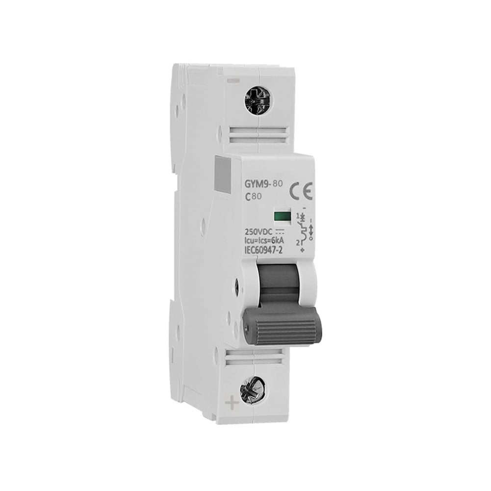 Small DC circuit breaker air switch 1P single busbar overload ...
