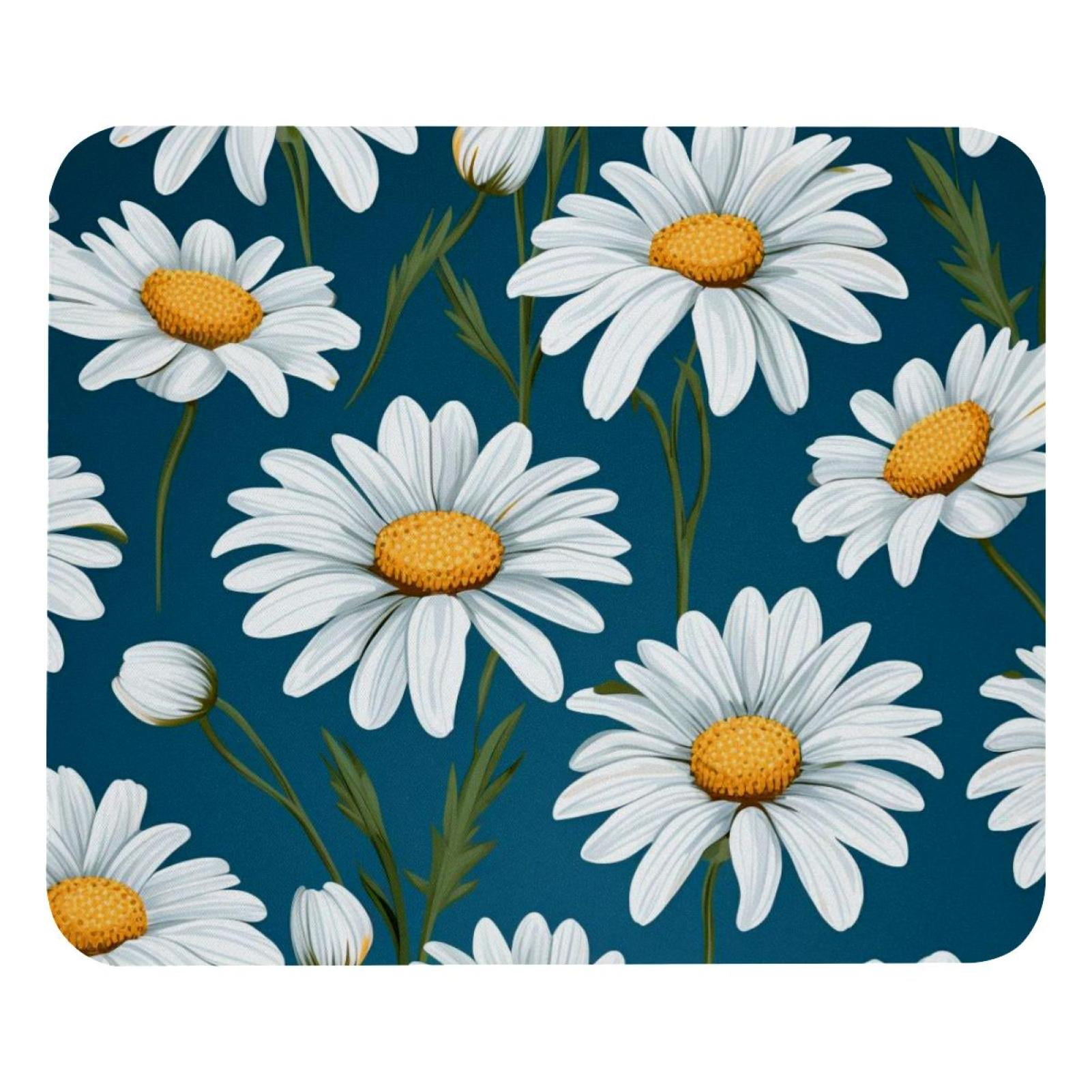 Small Daisies Mouse Pad - Smooth Surface, Mousepad Thick Padding ...
