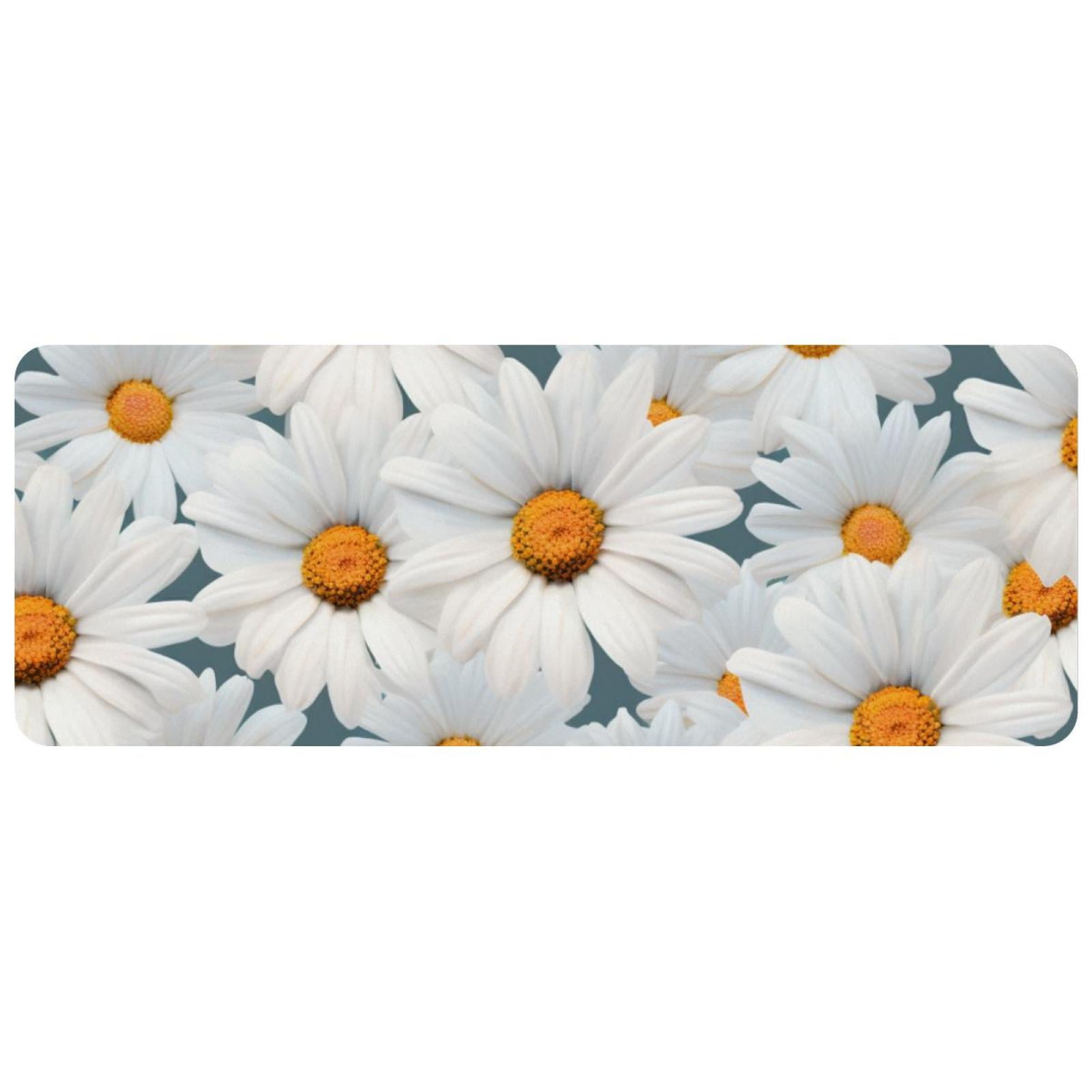 Small Daisy Mouse Pad, Personality Design Rubber Base for Office Decor ...