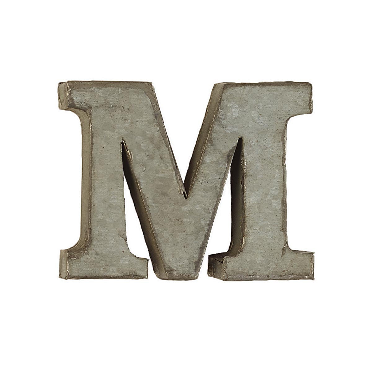 Small Decorative Tin Letters - M - Walmart.com