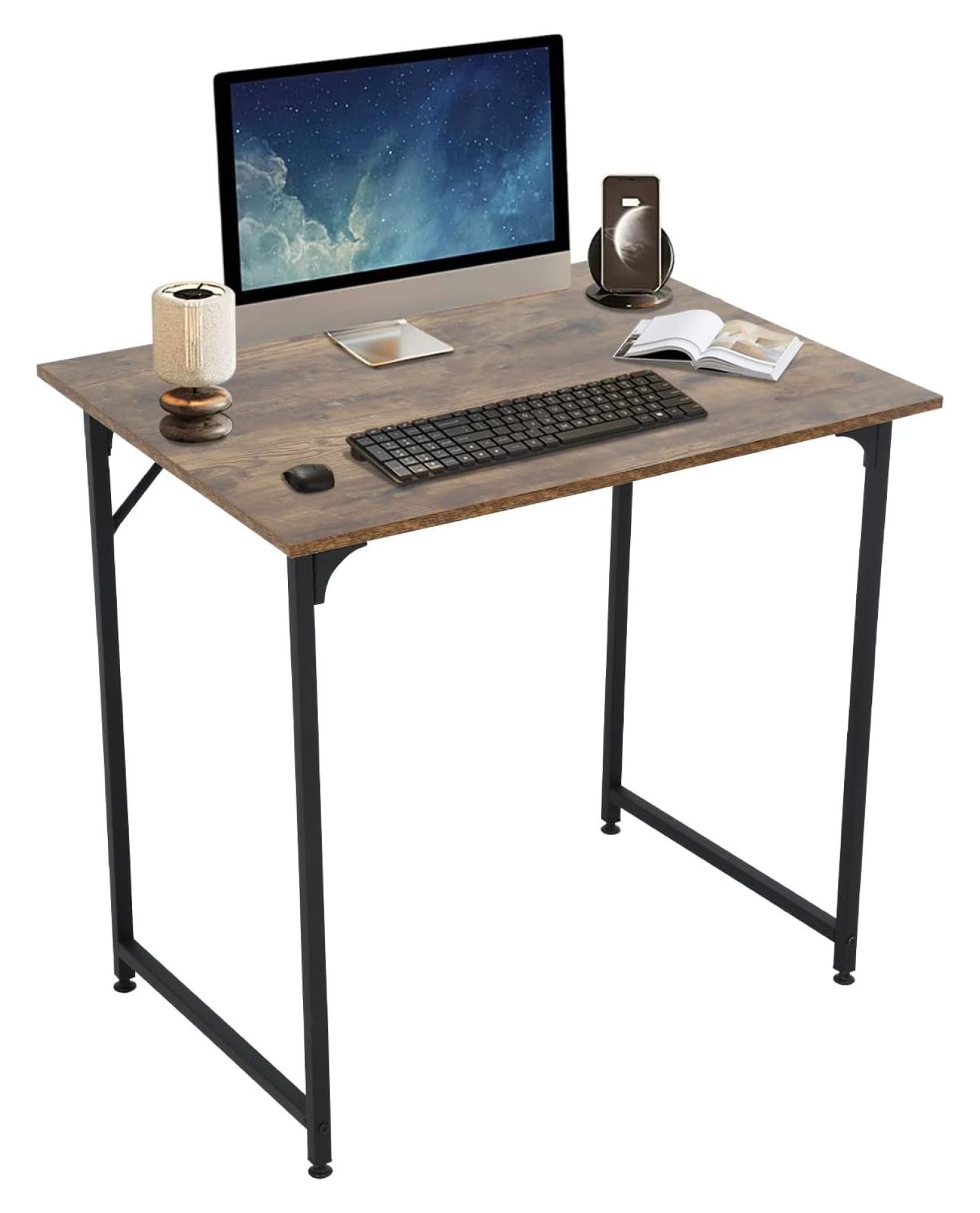 Small Desk, 32 Inch Small Computer Desk, Computer Table with MDF Board ...