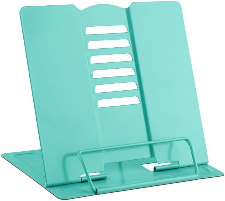 Small Desk Book Stand Metal Reading Rest Book Holder Adjustable ...