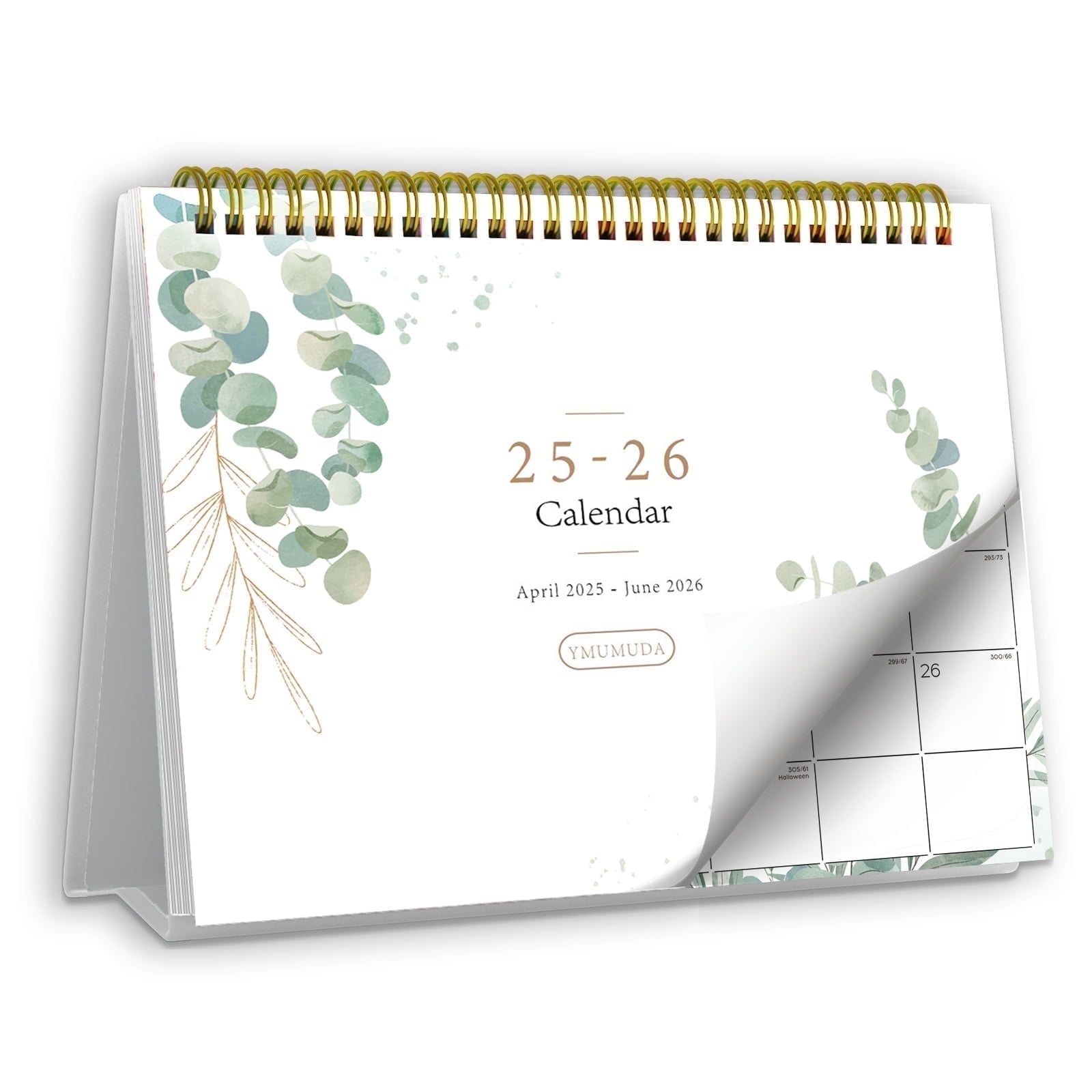 2025-2026 Standing Desk Calendar, 8" x 6", JUL.2025 to JUN.2026 Monthly ...