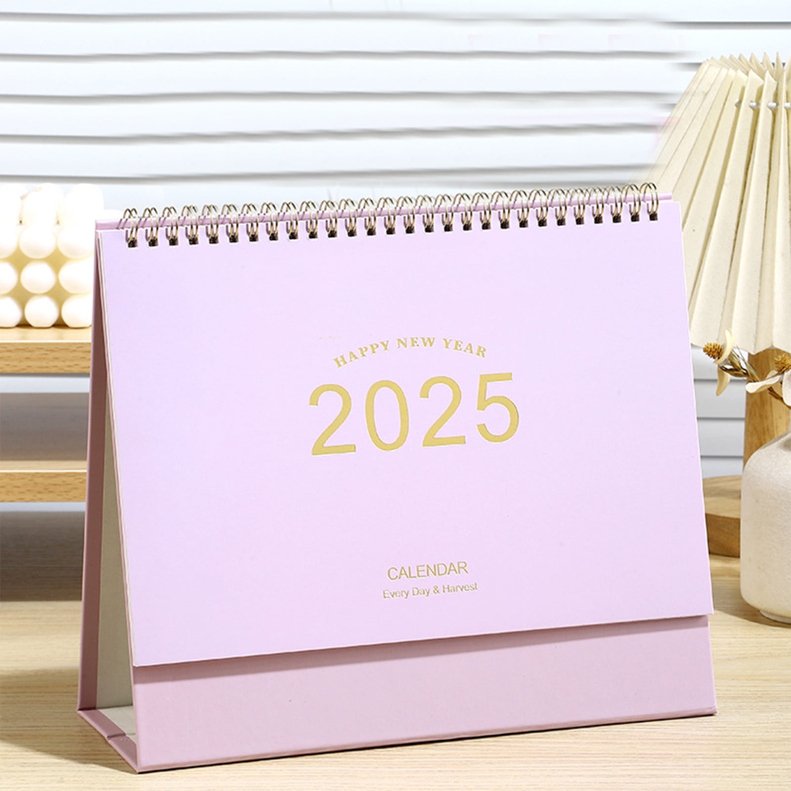 Small Desk Calendar 2025, Standing Desktop Calendar 2025(January 2025 ...
