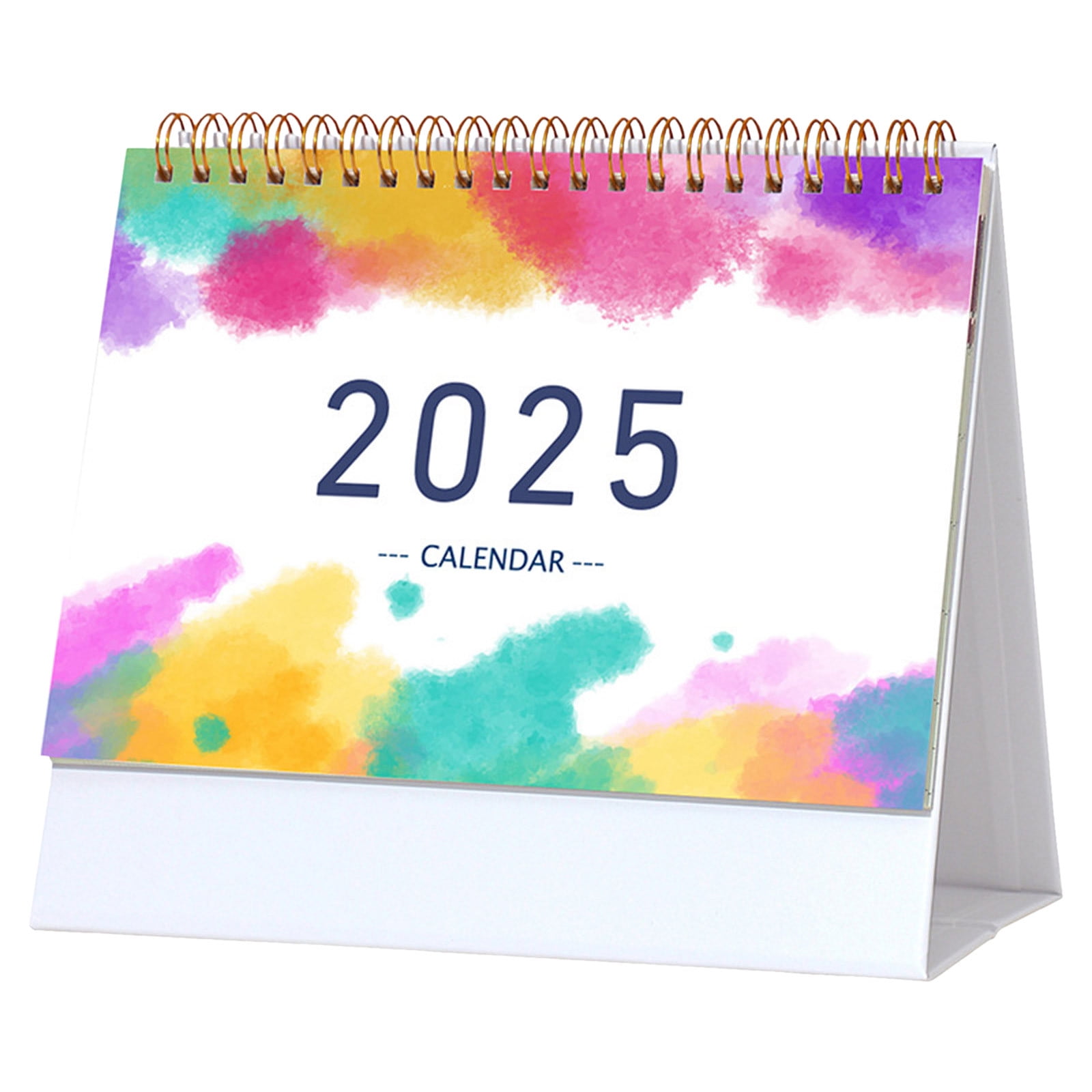 Small Desk Calendar 2025 Standing Flip 6x7 Desktop Calendars Planner ...