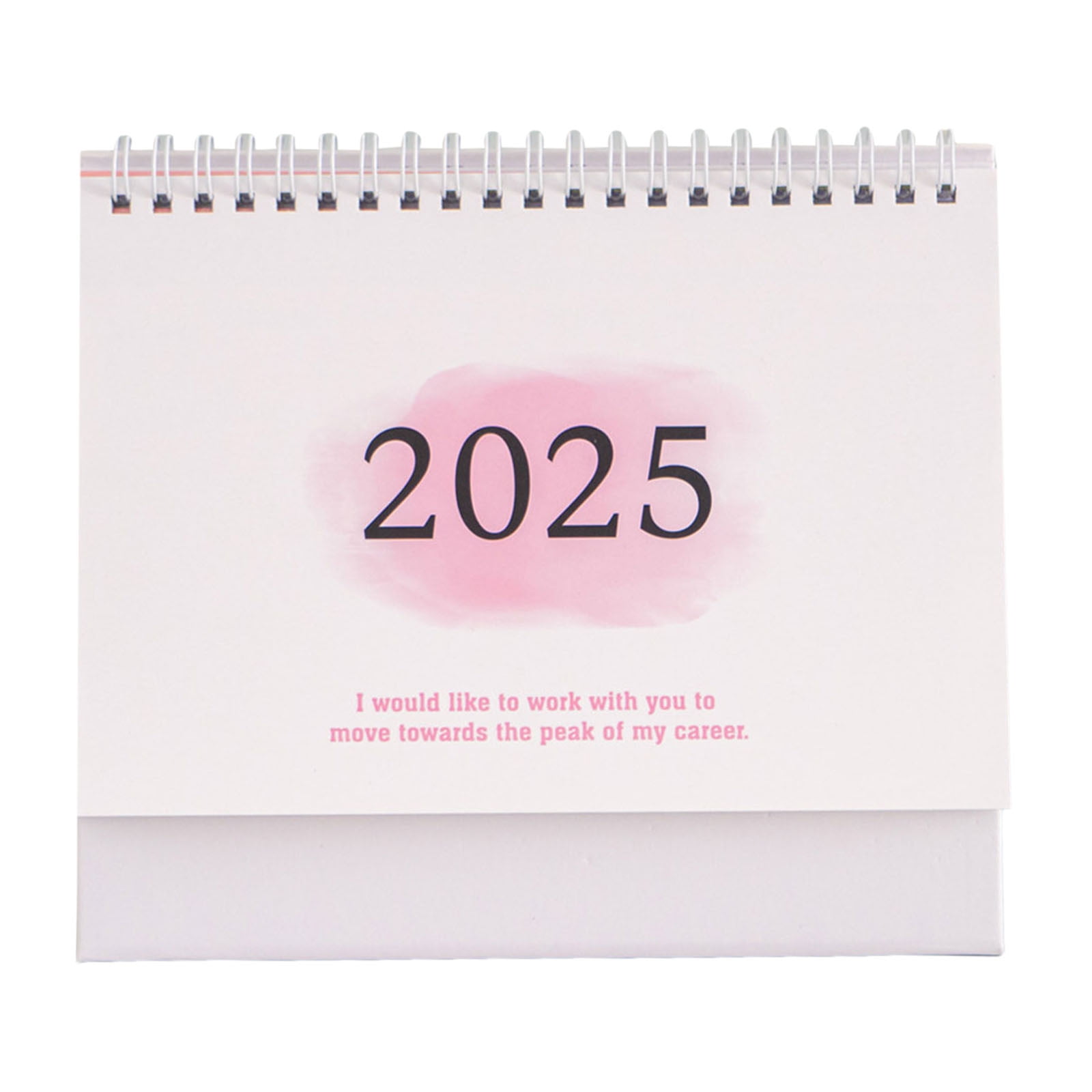 Small Desk Calendar 2025 Standing Flip 8x6 12 Month Tent Monthly Stand ...