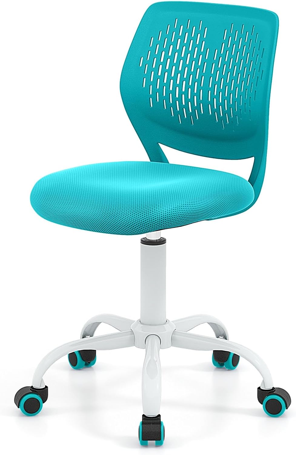 Small Desk Chair Home Office Computer Chair Armless Task Chair ...