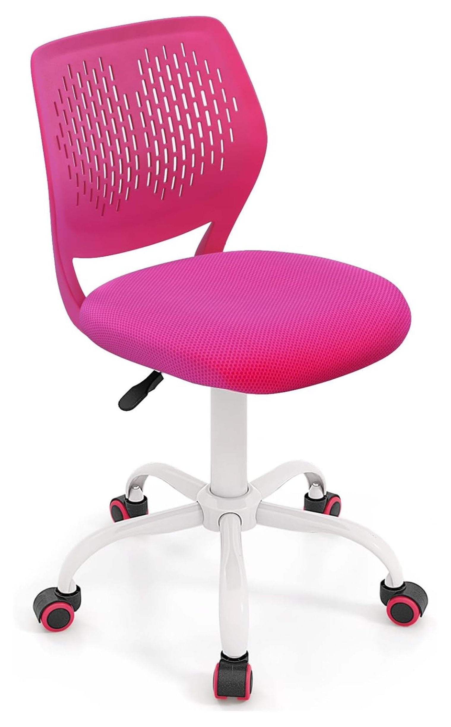 Small Desk Chair with Wheels Home Office Chair Back Armless Computer ...
