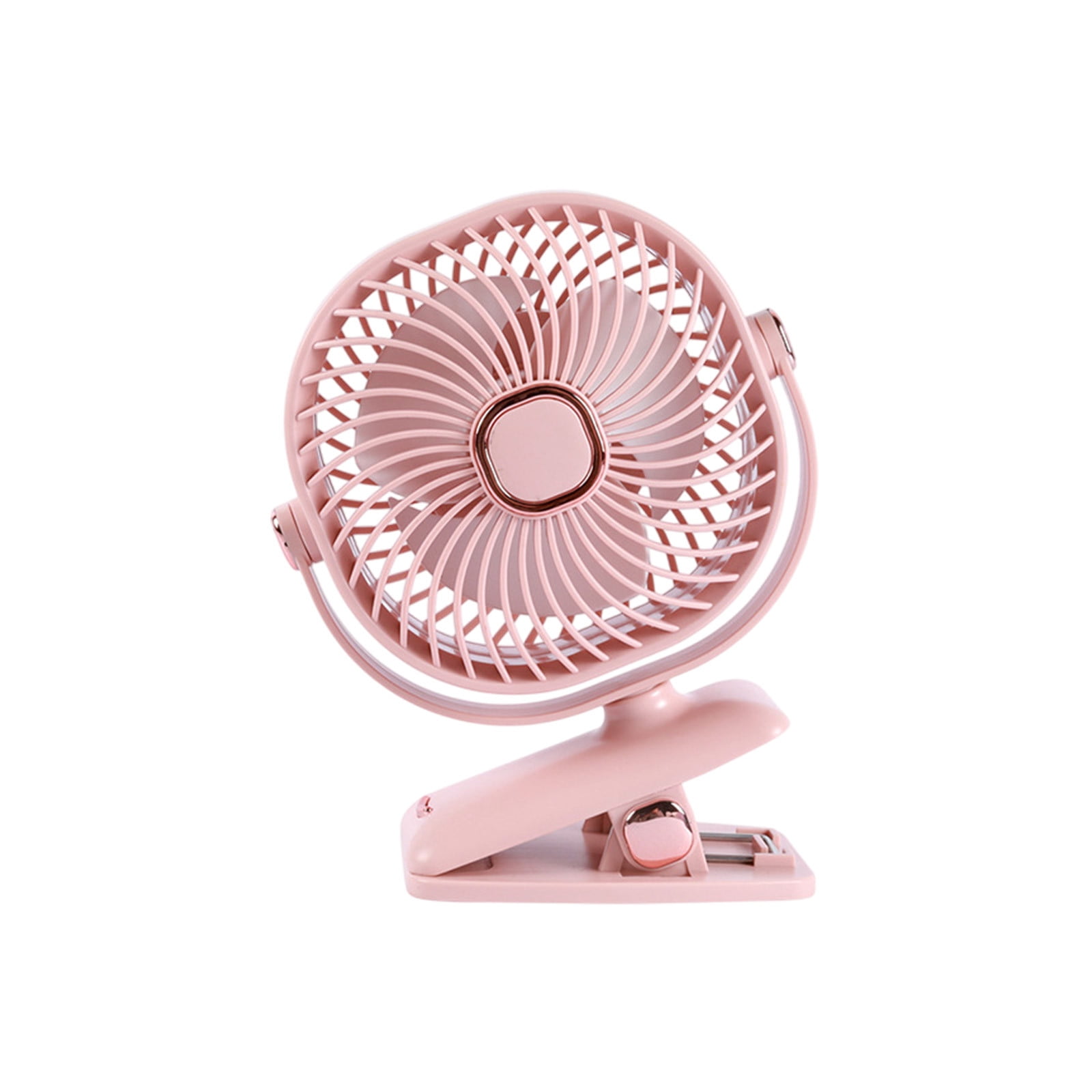 Small Desk Clip on Portable Fan Rechargeable 720° Adjustable, Battery ...