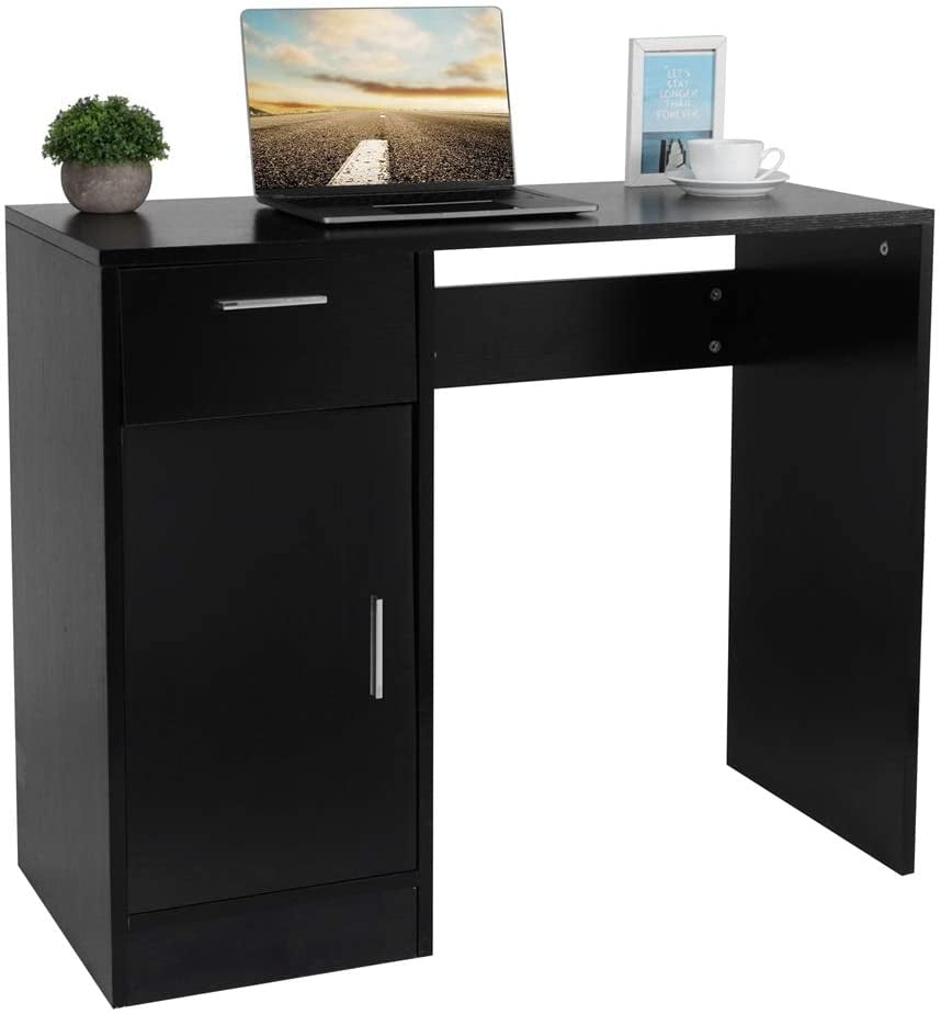 Small Desk with Drawers Compact Computer Desk Vanity Desk with Storage ...