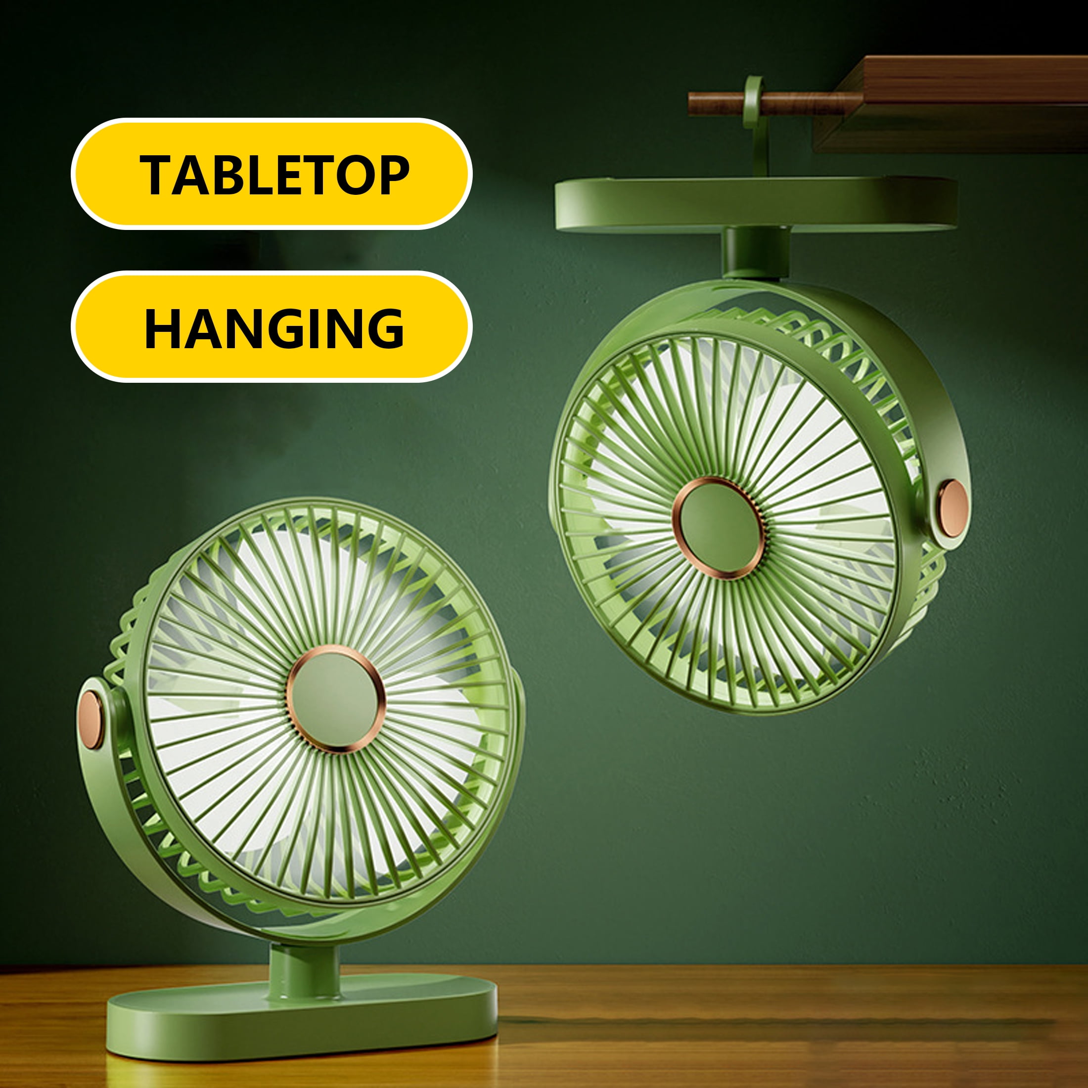 Small Desk Fan,Portable/Foldable Hanging Clip On Handheld Fan ...