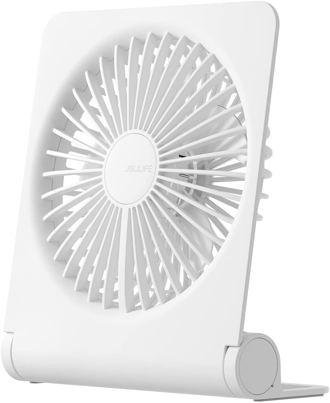 Small Desk Fan, Portable Travel with 4500mAh Battery, USB Rechargeable ...
