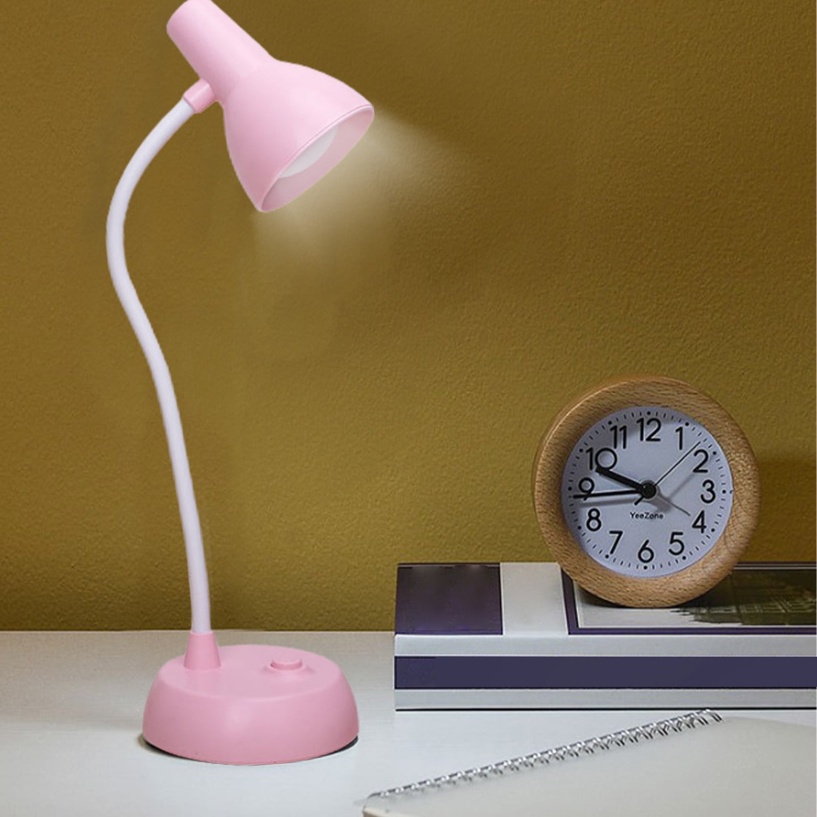 Small Desk Lamp for Home Office Bedroom, Study Table Light for Kids ...