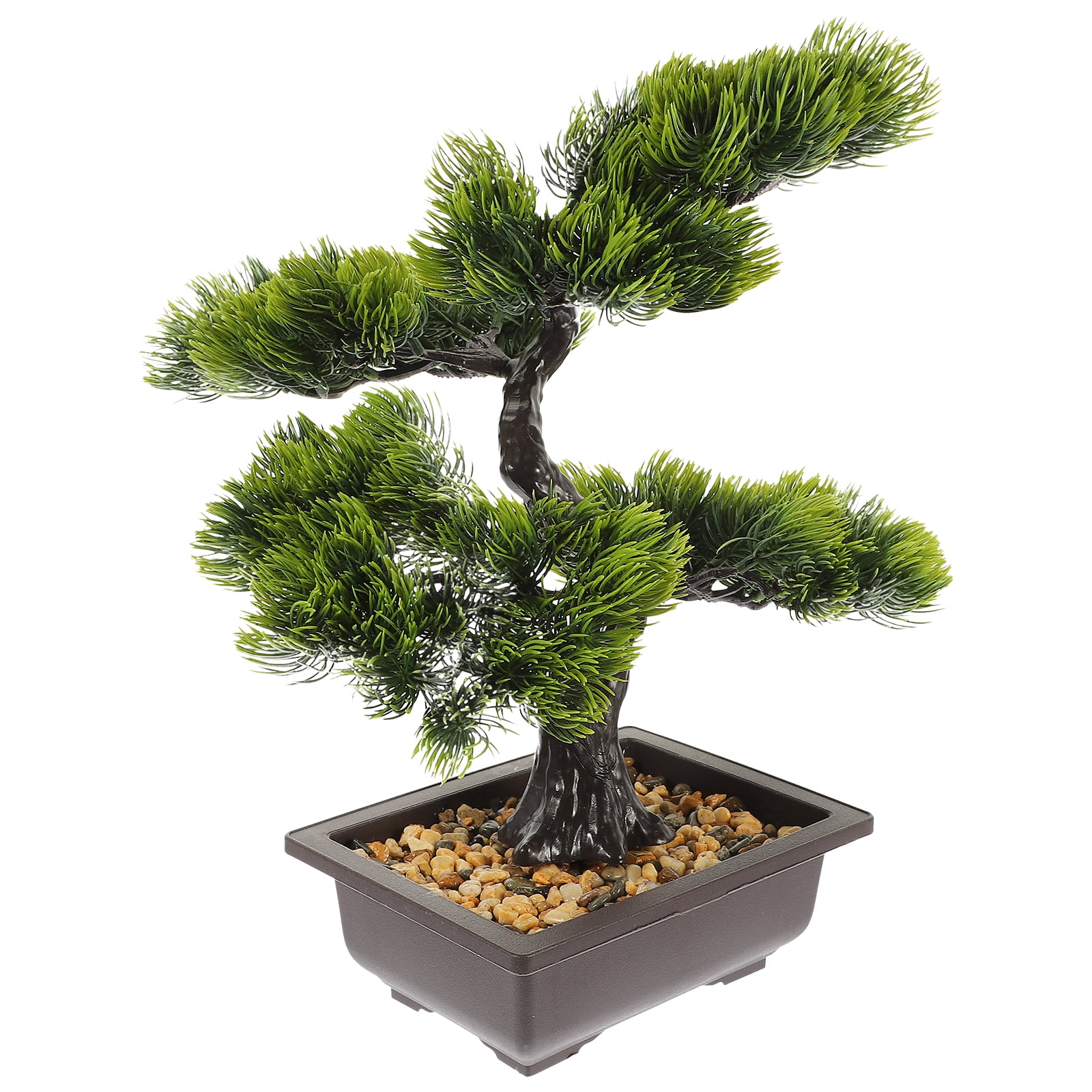 Small Desk Plant Artificial Bonsai Tree Realistic Mini Fake - Walmart.com