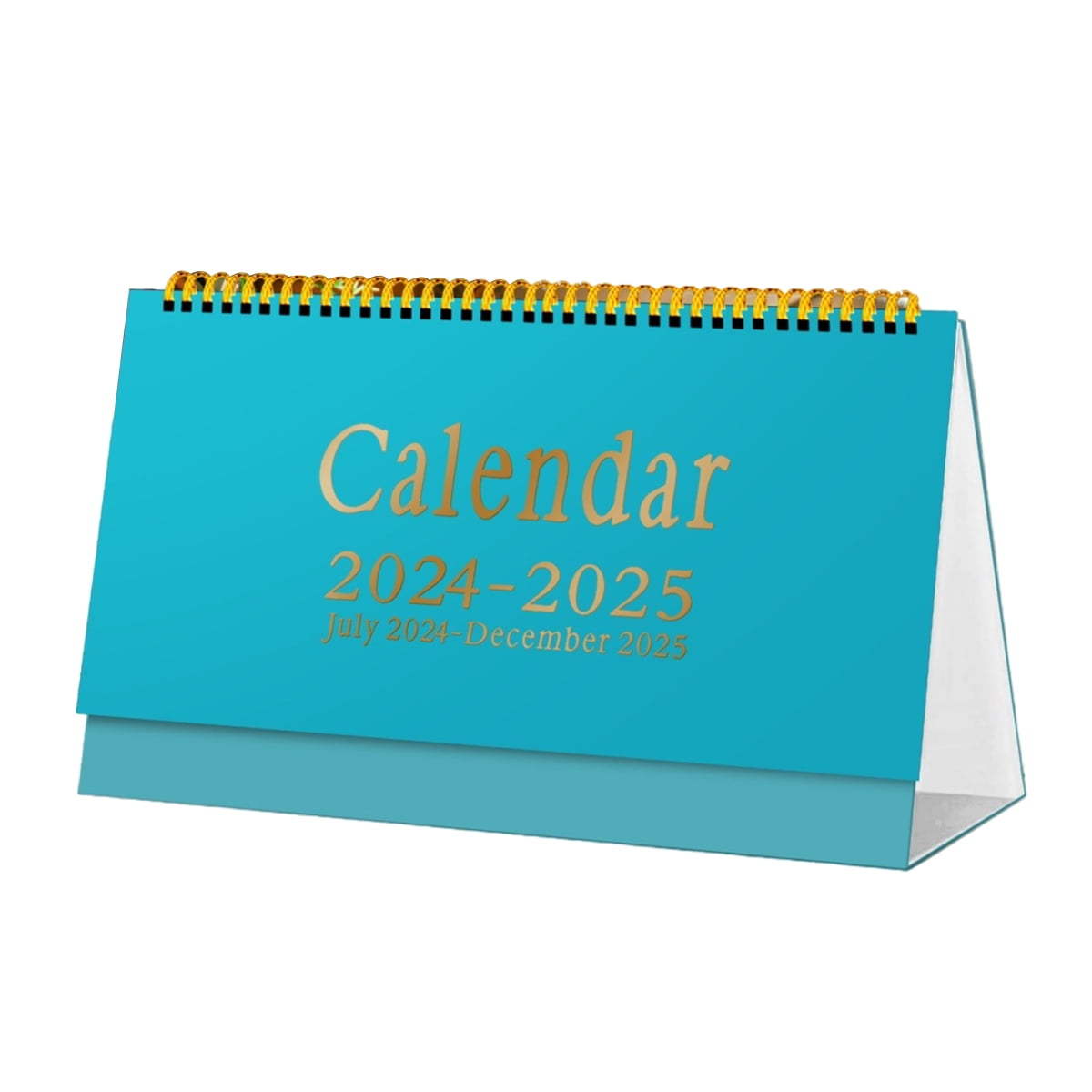 Small Desk Stand Calendar 2024-2025, Horizontal Desktop Calendar,Jul ...
