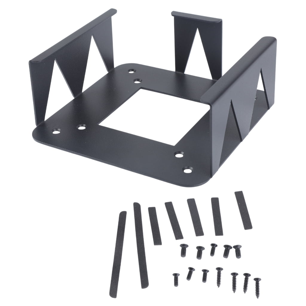 Small Desktop Computer Wall Mount Under Desk Stand Holder Space Saving ...