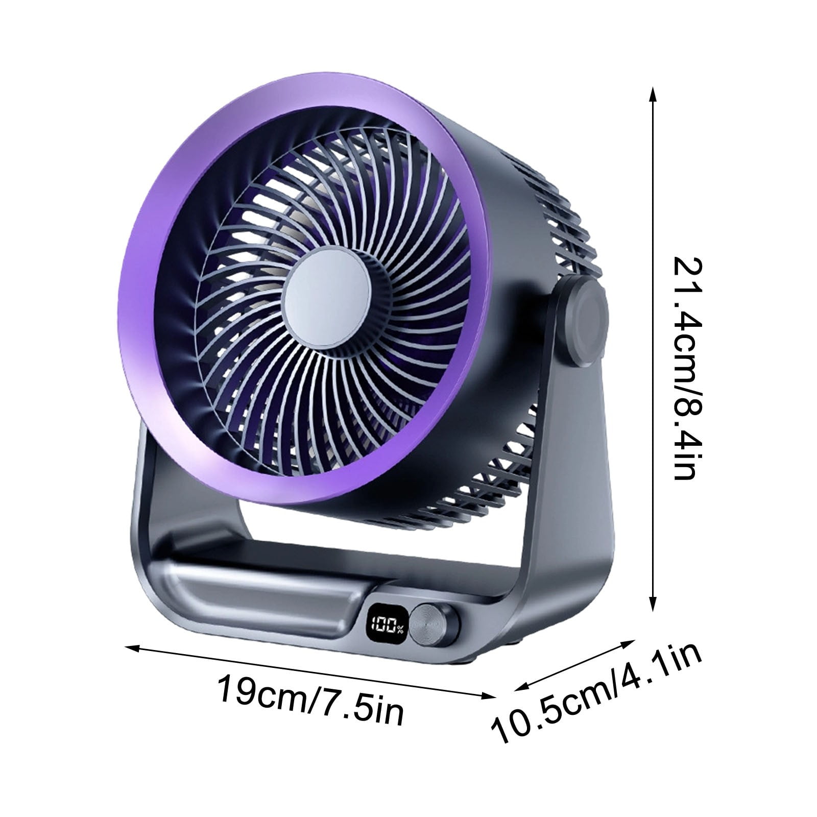 Small Desktop Fan Usb Portable High Speed Concentrated Engine Wide ...