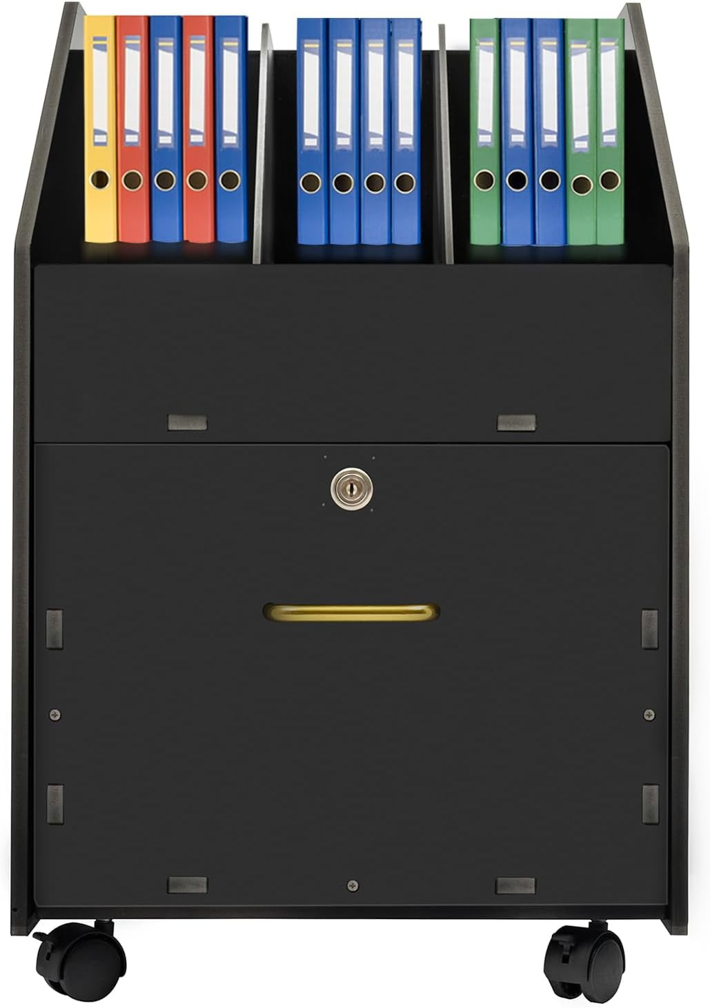 Small Desktop File Cabinets, Open File Cabinet Mobile File Cabinet with ...