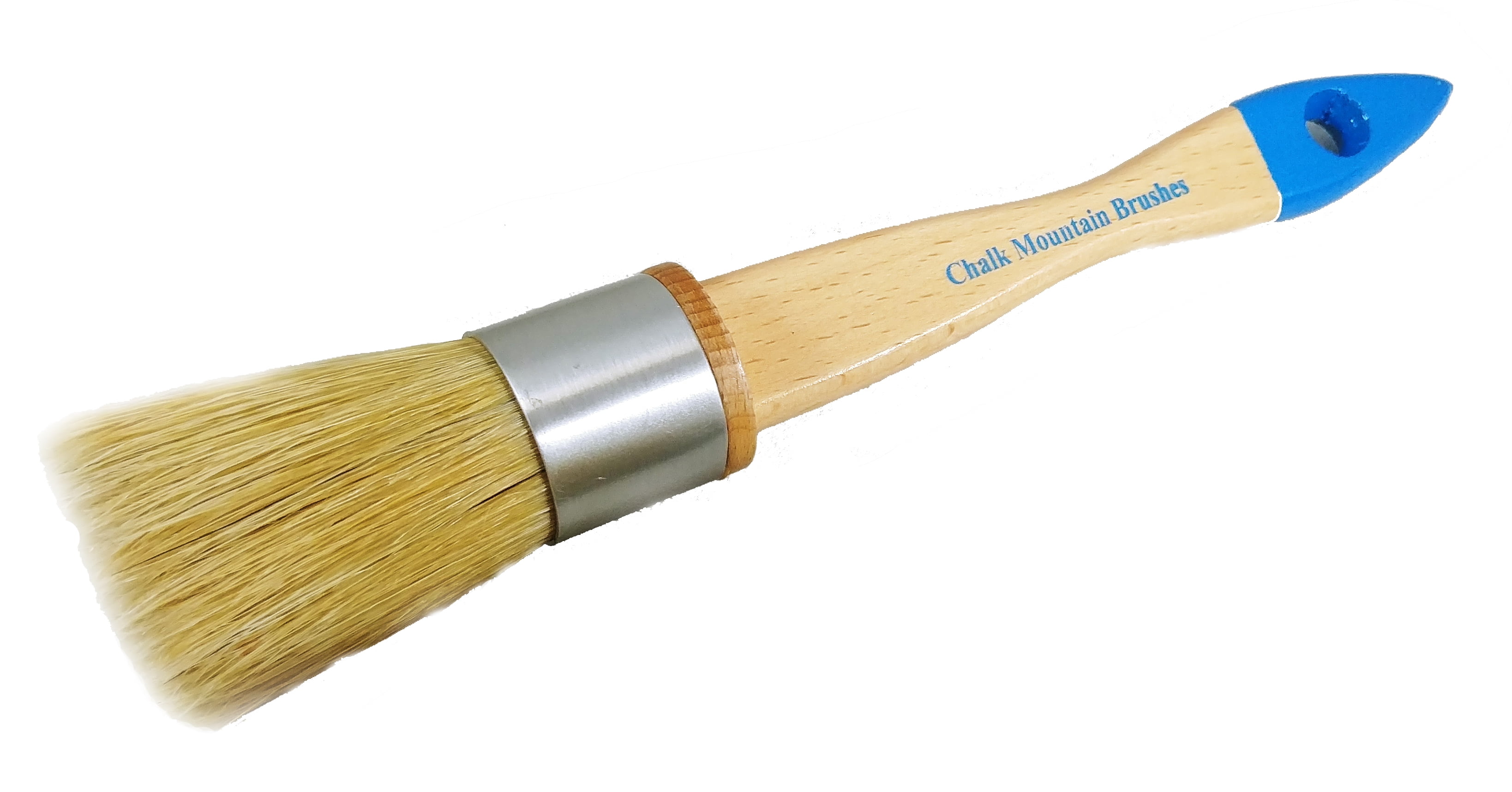 Chalk Mountain Supply Small Boar Hair Bristle Paint Brush, Varnished ...