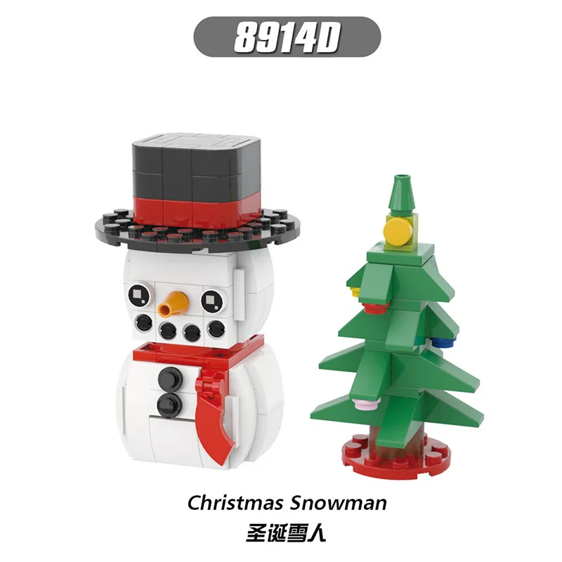 Small Diamond Building Blocks 1910pcs Santa Claus Action Figures ...