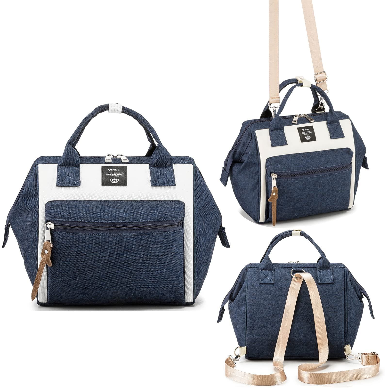 Small Diaper Bag Backpack, Mini Diaper Tote & Portable Crossbody ...