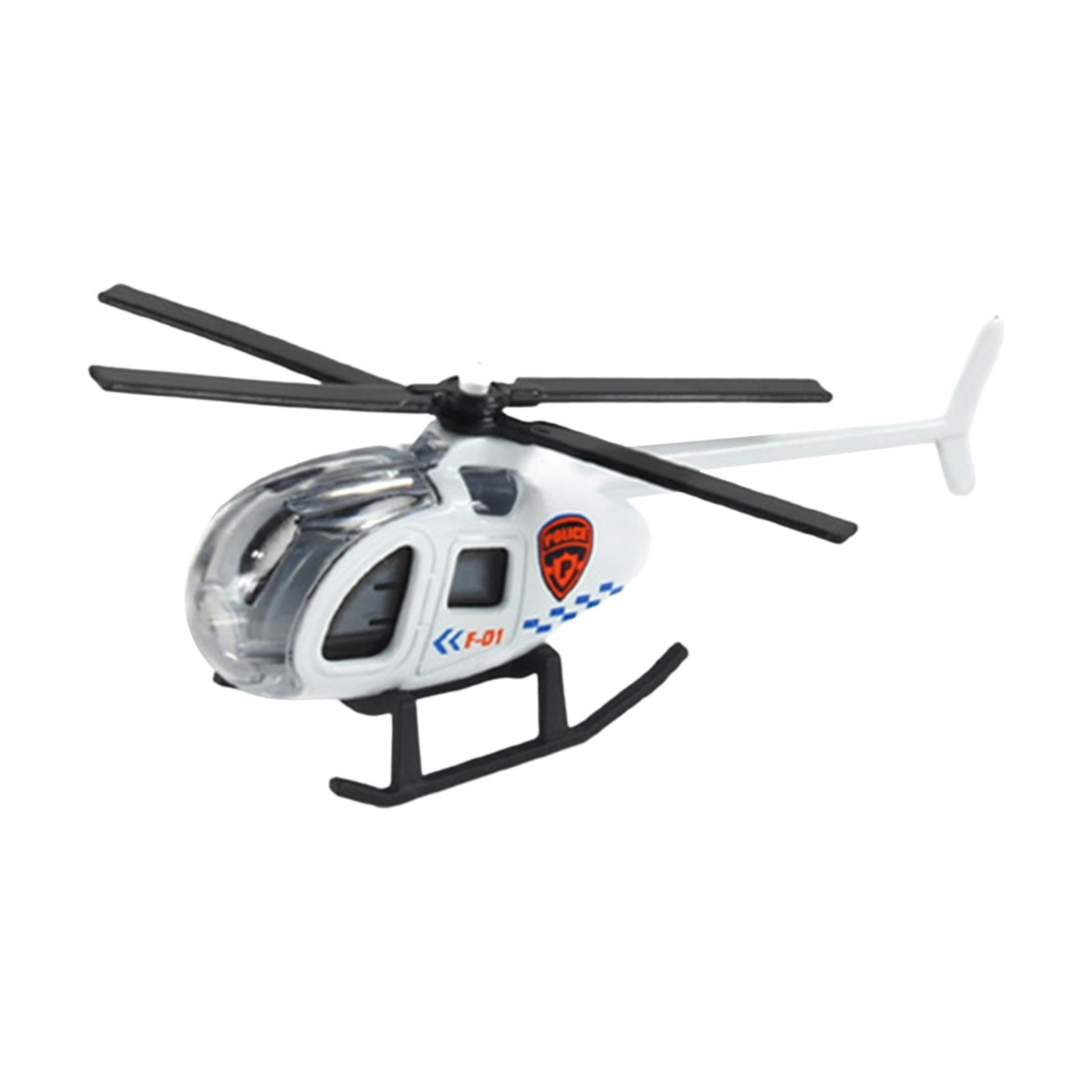 Small Diecast Alloy Helicopter Birthday Gift for Kids Children Airplane ...