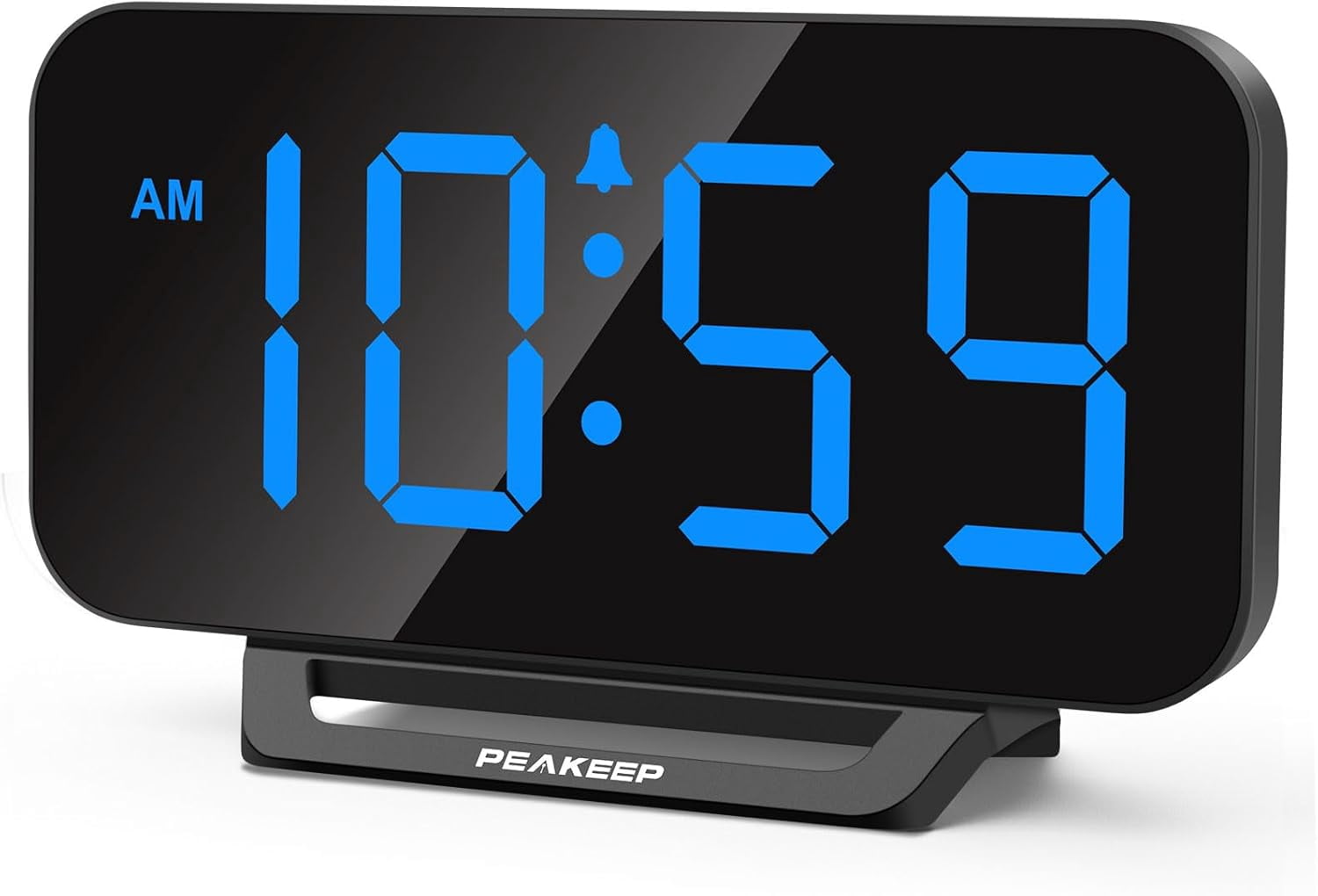 Small Digital Alarm Clock for Bedrooms, Loud for Heavy Sleepers Adults ...