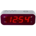 Small Digital Clock Battery Operated, LED Travel Alarm Clock Battery ...