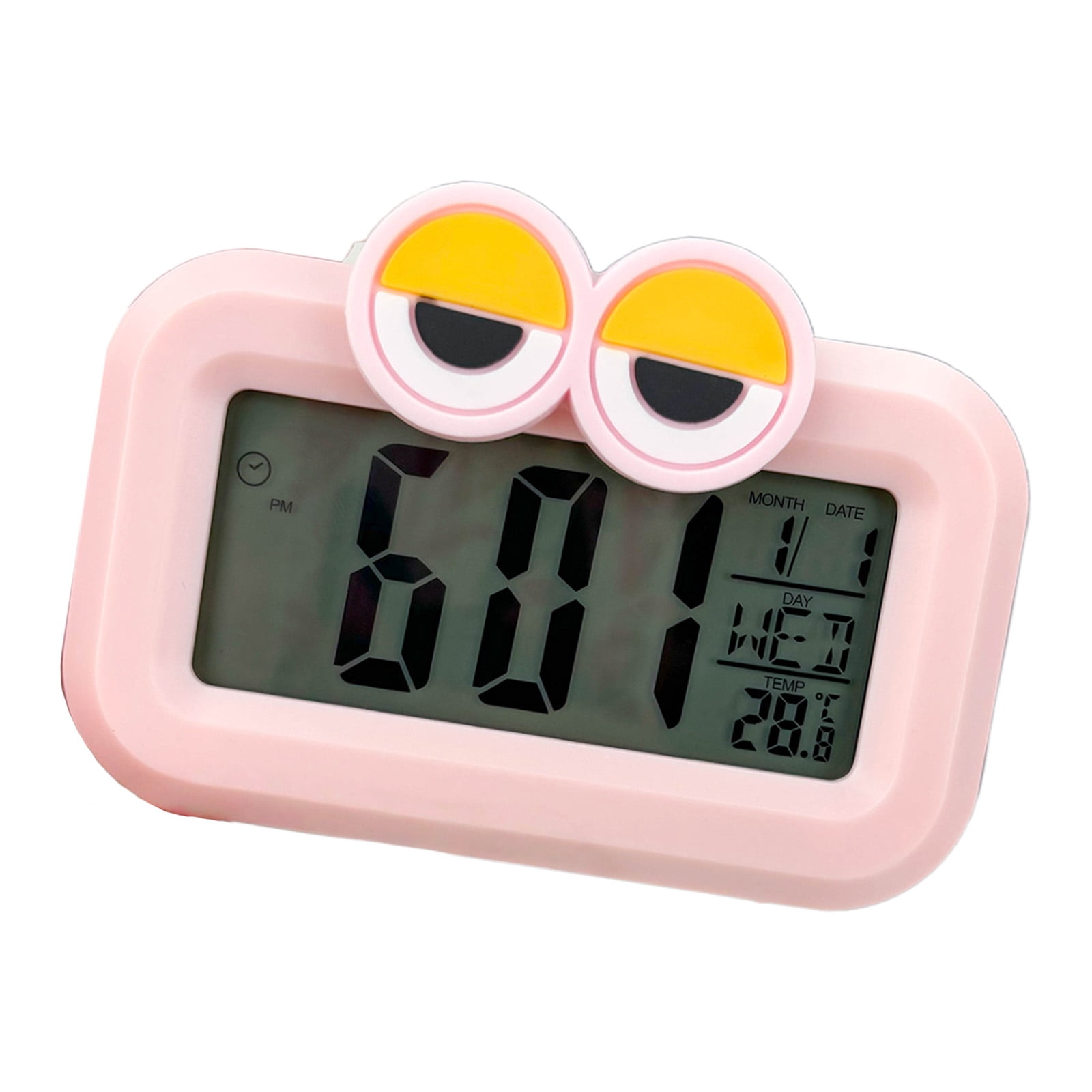 Small Digital Clocks for Living Room with Temperature,Date Nightlight ...