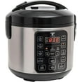 Small Digital Electric Rice Cooker, 4 - 8 Cups, 10 Preset Settings ...