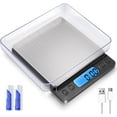Small Digital Gram Scale 1000g by 0.01g, High Accuracy Scale for Food ...