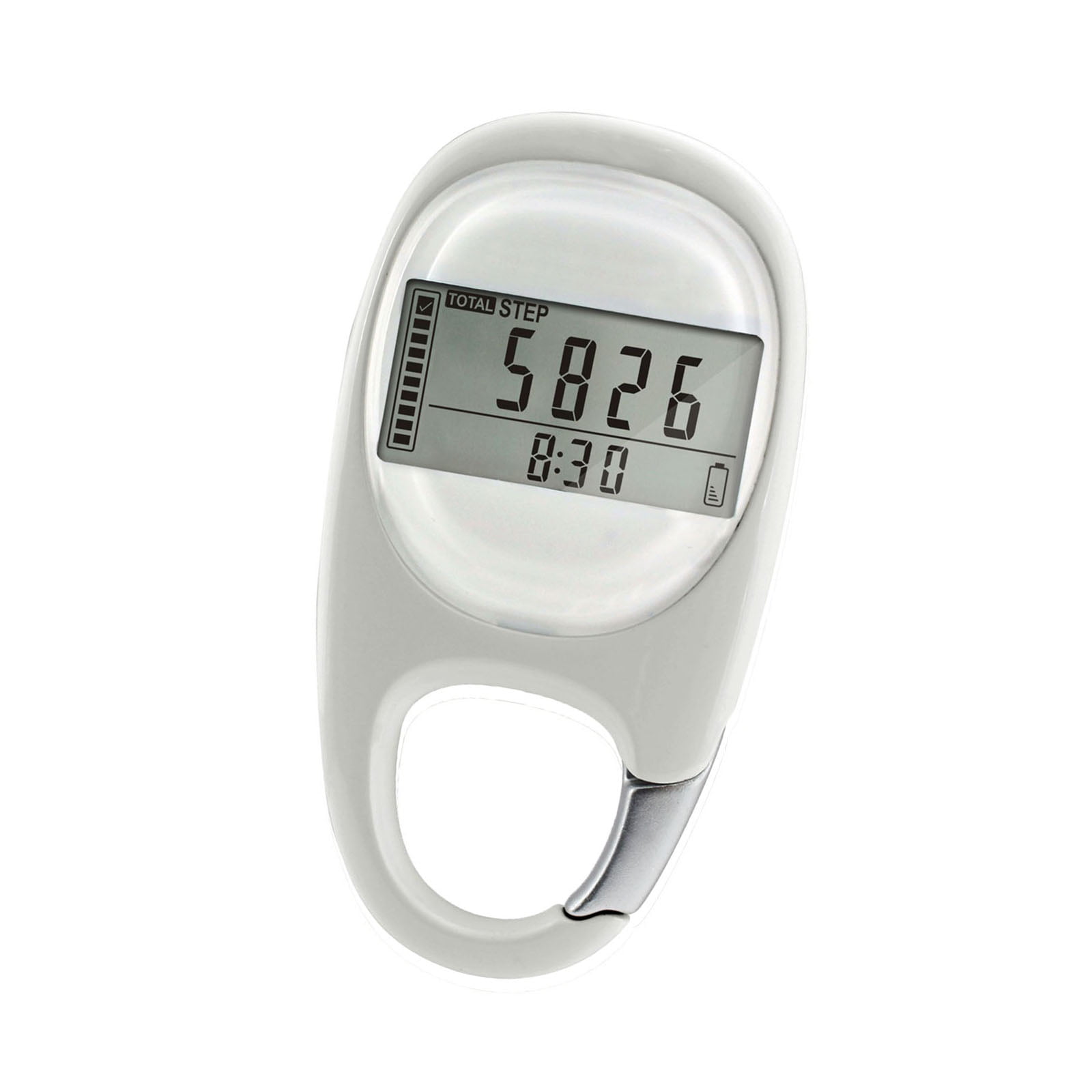 Small Digital Pedometer with Clip Portable Walking 3D Pedometer Simple ...