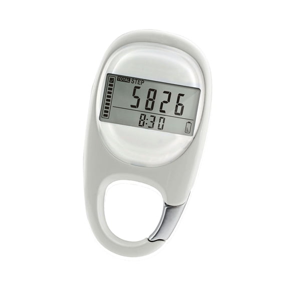Small Digital Pedometer with Clip Portable Walking 3D Pedometer Simple ...