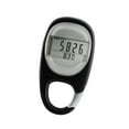 Small Digital Pedometer with Clip Portable Walking 3D Pedometer Simple ...