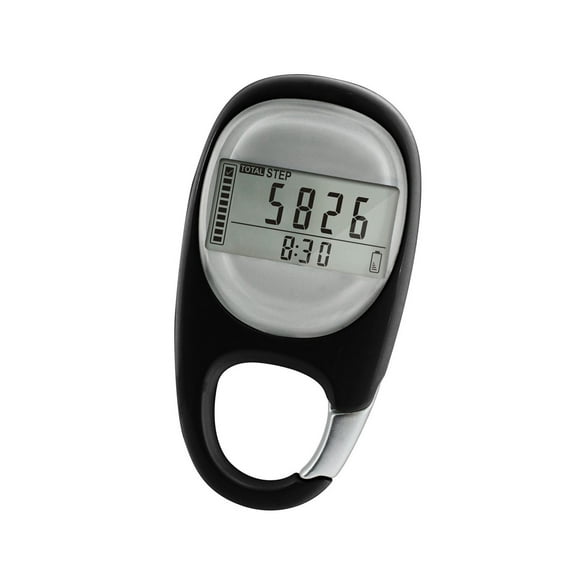 Small Digital Pedometer with Clip Portable Walking 3D Pedometer Simple ...