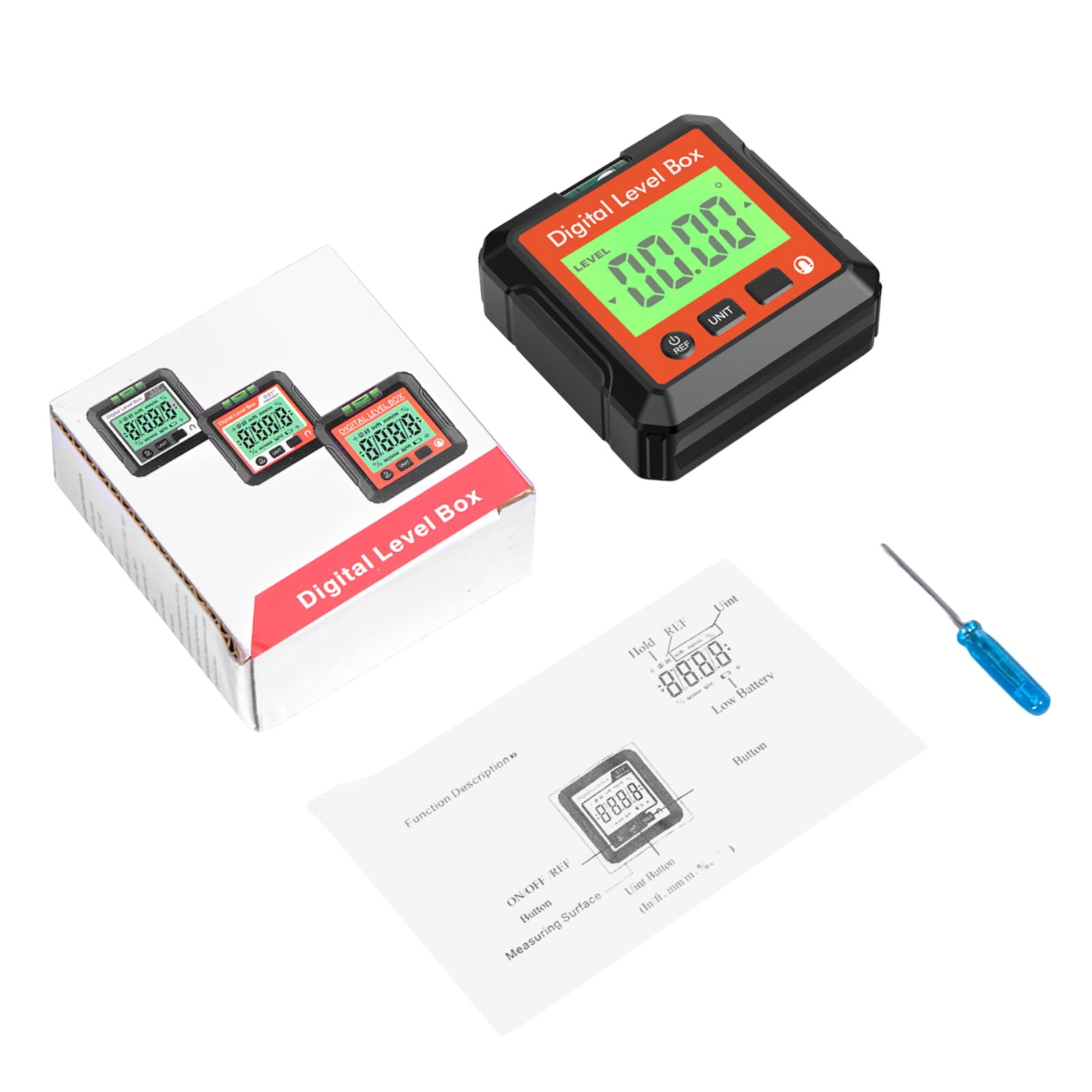 Small Digital Protractors with Data Hold Function Digital Angles ...