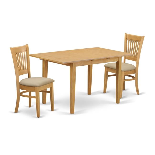 Small Dining Table & 2 Chairs, Oak - Walmart.com