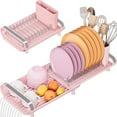 Small Dish Drying Rack, Mini Expandable Compact Dish Rack, Slim ...