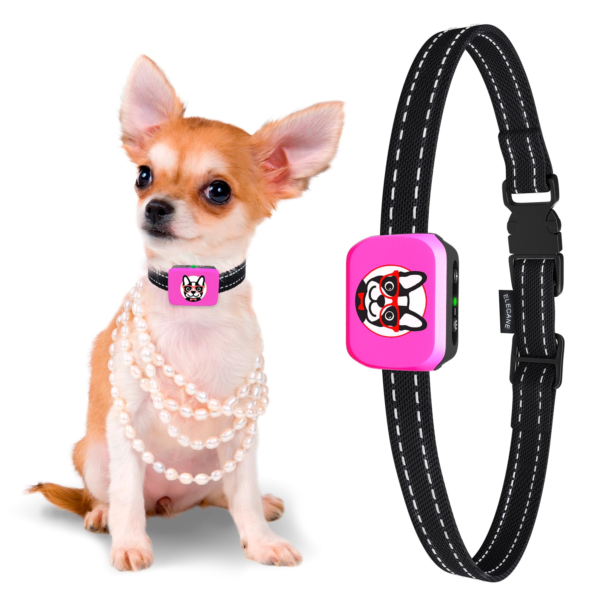 Small Dog Bark Collar STF9 Rechargeable - Smallest Bark Collar for ...
